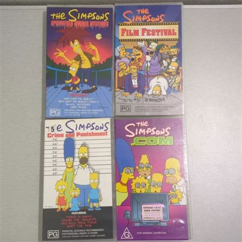 The Simpsons Vhs Lot Film Festival Crime And Punishment Murder