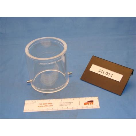 Ofi Testing Equipment Inc Cell Body For Api Filter Press Acrylic