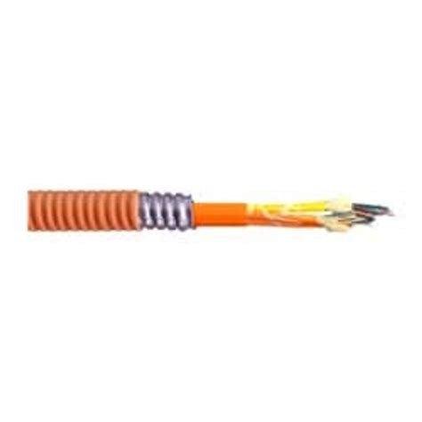 Indoorpremises Fiber Interlock Armored Cable Single Unit Tight Buffer Plenum Rated Flexible