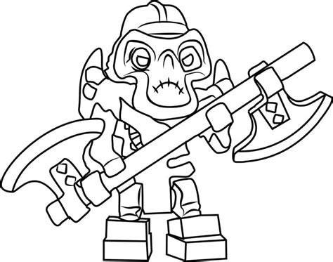 Fise de Colorat cu Lego Ninjago Cu Sabia Descărcați imprimați sau colorați online gratuit