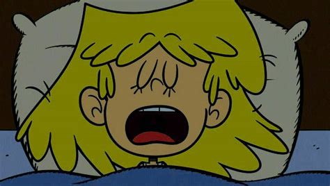 Lori Loud Sleeping And Snoring In Her Bed At Night By