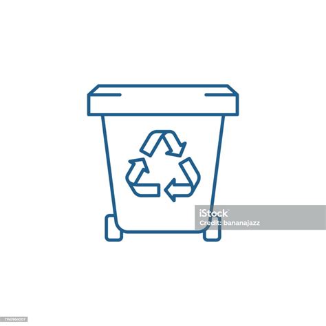 垃圾存儲線圖示概念垃圾儲存平面向量符號 符號 輪廓插圖向量圖形及更多化學品圖片 化學品 圖示 垃圾 Istock