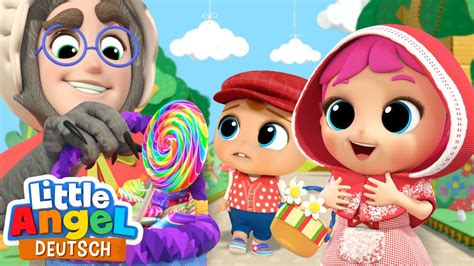 Rotkäppchen und der Wolf Märchen Kinderlieder Little Angel Deutsch YouTube