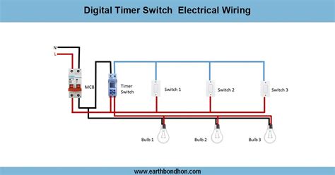 Digital Timer Switch Electrical Wiring Diagram Setup