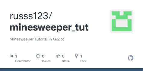 Github Russs123minesweepertut Minesweeper Tutorial In Godot