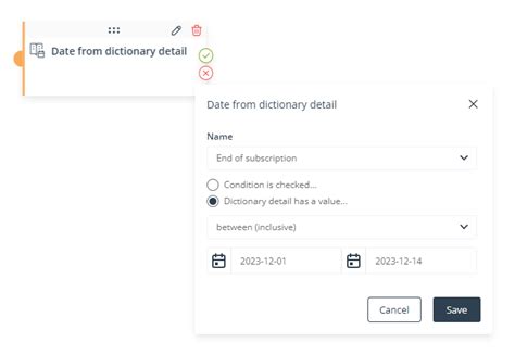 Workflow Condition Date From Dictionary Detail Support Salesmanago