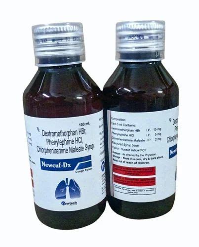 Tusq Dx Cough Syrup Newcuf Dx Syrup Packaging Size 100 Ml At Rs 25