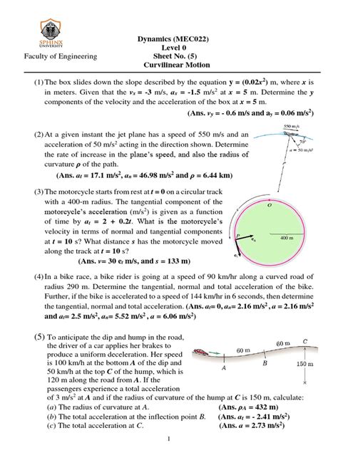 Sheet 5 Dynamics Pdf Pdf Acceleration Spacetime