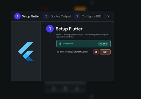 When Trying To Run A Setup Local Run It Gives The Flutter Sdk Solved