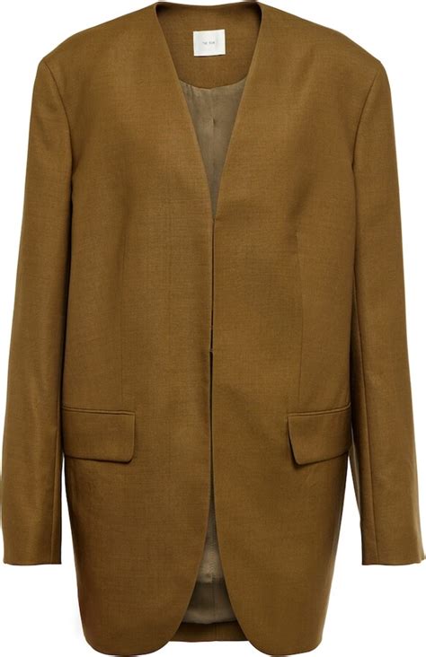 The Row Fie Wool And Mohair Twill Jacket Shopstyle