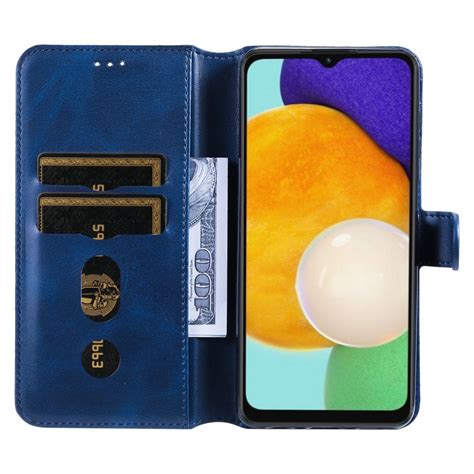 Samsung Galaxy A13 5g A04s 4g Classic Stand Flip Cover Blue