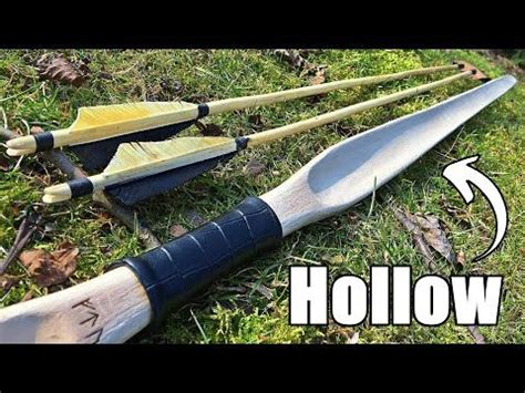 Hollow Limb Bow Building A Hazel Selfbow YouTube Wooden Recurve