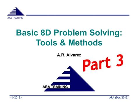 Problem Solving Tools And Methods Part 3 Pdf Business And Finance
