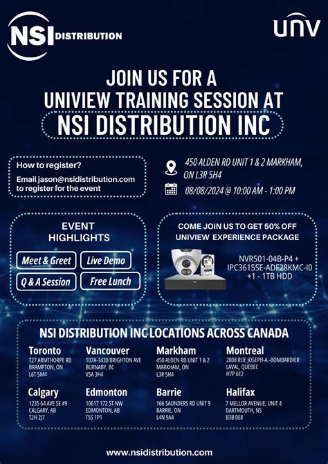 uniview canada on linkedin uniview nsi unv event trainingday