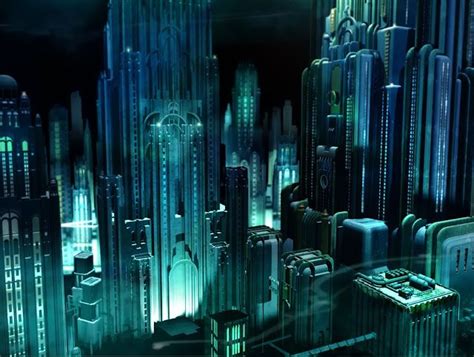 Jim Martin Concept Art Bioshock Rapture City View Bioshock Rapture