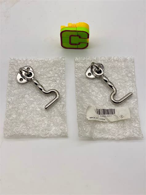 Suncor Stainless S3850 0001 Stainless Heavy Duty Door Hook Lot Of 2