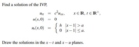 Solved Find A Solution Of The IVP Chegg Com