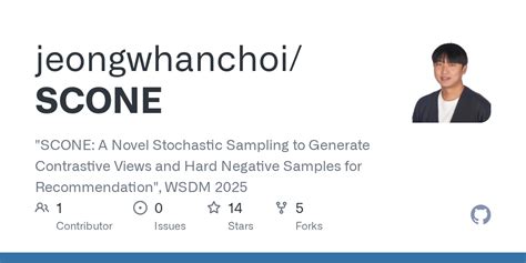 Github Jeongwhanchoiscone Scone A Novel Stochastic Sampling To