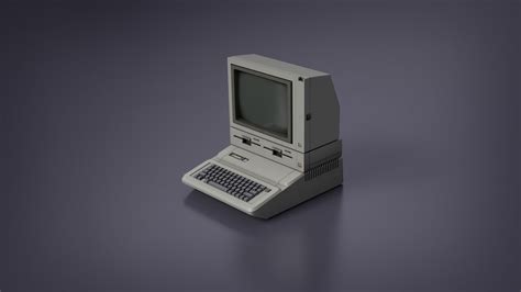 3d Apple 2e Computer Turbosquid 2291282