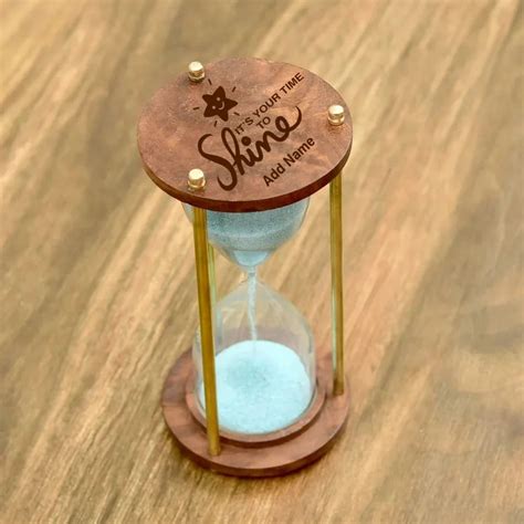 Brown Wood Brass Sand Timer At ₹ 400piece In Roorkee Id 2851158595430