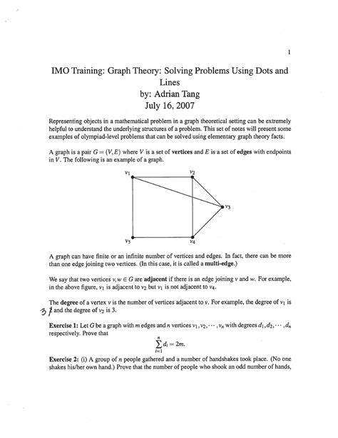 graph theory adrian tang canada 2007 méthodes et outils