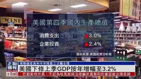 美国下修上季gdp按年增幅至32凤凰网视频凤凰网