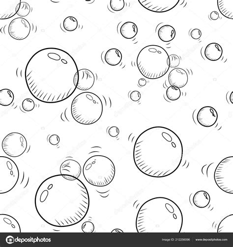 Seamless Repeating Background From Different Sized Bubbles Stock Vector By ©alexma 212256096