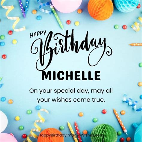 Happy Birthday Michelle Images And Wishes 2025