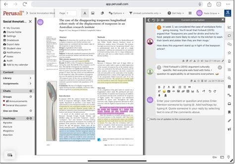 Social Annotation Activities A Comparison Between Perusall And Feedbackfruits