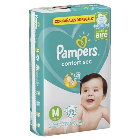 Pañales Descartables Pampers Confort Sec Superpack