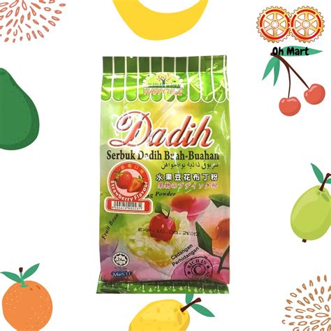 Happy Tree Dadih Fruit Bean Curd Pudding Powder Assorted Flavour 360g