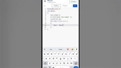 Find Factorial Number In C Must Watch And Share Youtube