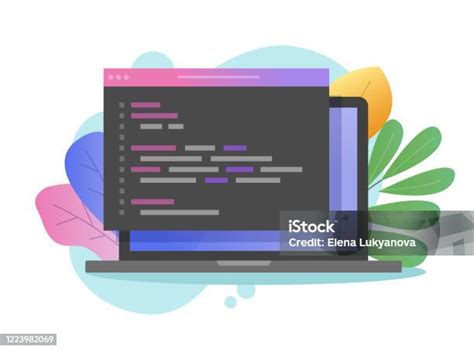 Pemrograman Javascript Atau Kode Html Pada Layar Komputer Laptop Atau