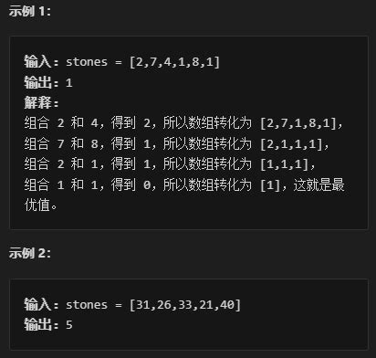 Day45 代码随想录算法训练营 第九章 动态规划 part05 1049 最后一块石头的重量 II 494 目标和474 一和零