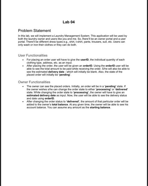 Solved Problem Statement In This Lab We Will Implement A Chegg Com