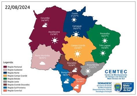 Quinta feira tem previsão de sol e pode registrar mudança de tempo em