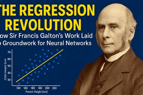 The Regression Revolution How Sir Francis Galtons Work Laid The