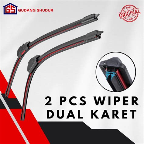 Jual Wiper Dual Blade Hyundai Santa Fe 2010 Sekarang Full Karet