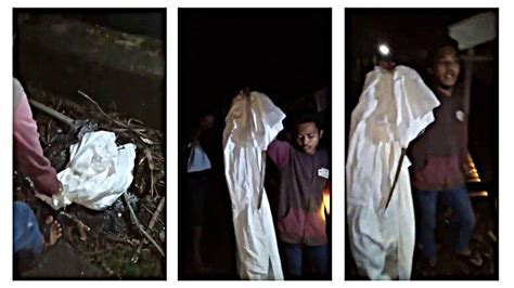 Teror Pocong Di Purbalingga Kini Warga Temukan Kain Kafan Di Jalan