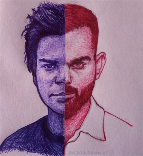 Virat Kohli Drawing