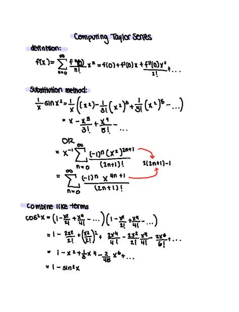 Lecture 4 Computing Taylor Series Computingtaylorseries Definition F