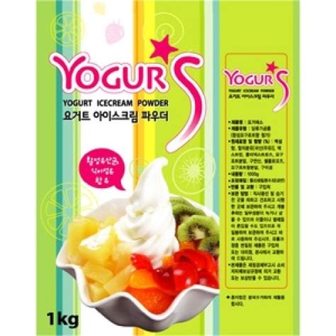 요거에스 요거트 아이스크림파우더 1kg[12개] 에누리 가격비교