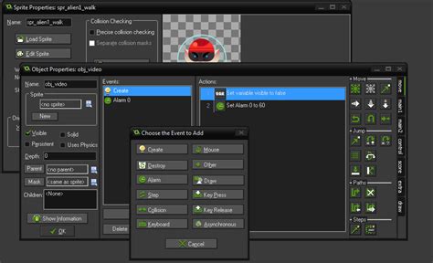 Listado De Eventos Aprende Game Maker