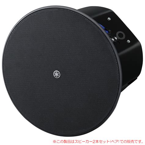 Yamaha Vs6 ブラック 2本ペア 天井吊り下げ壁掛けスピーカー 簡易防水 ハイローインピーダンス対応 サンフォニックス