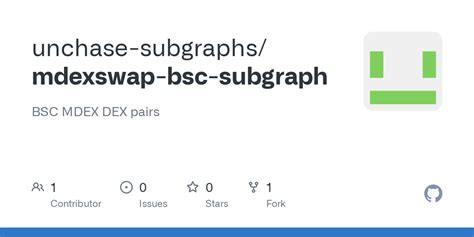 GitHub Unchase Subgraphs Mdexswap Bsc Subgraph BSC MDEX DEX Pairs