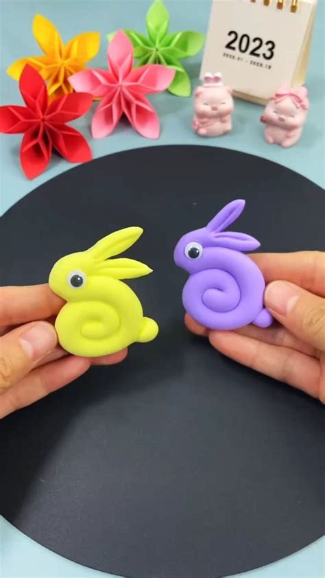 Creative Diy Clay Rabbit Ideas