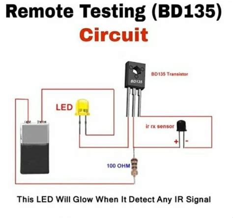 Wiring Diagram For Remote Testing BJ135 Circuit