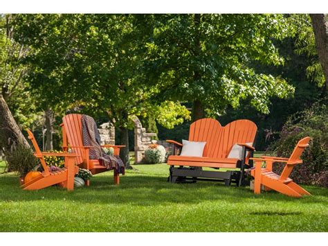 Luxcraft Recycled Plastic Deluxe Outdoor Patio Adirondack Chair Luxpdac