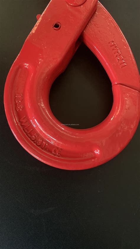 Swivel Self Locking Hook With Safety Lifting Cargo Hook Sling Sling