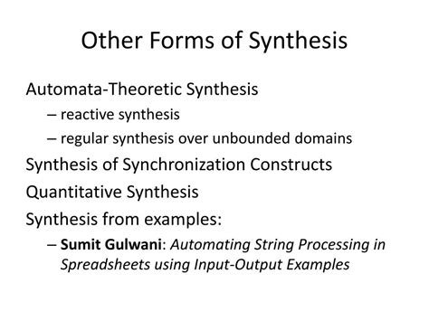 PPT Synthesis Analysis And Verification Lecture 01c PowerPoint